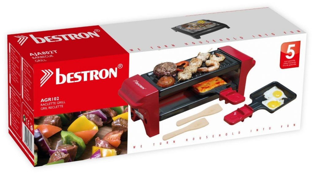 Appareil à raclette Bestron AGR102 - Meilleurs appareils à raclette